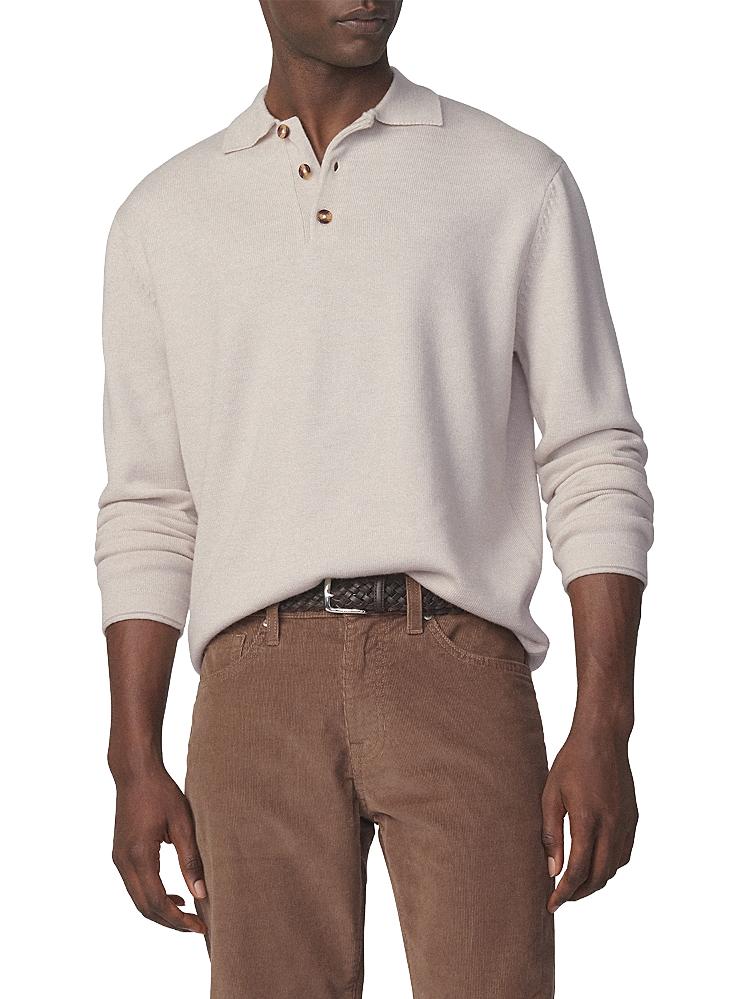 JOE'SJEANS Extra Fine Merino Wool Polo Sweater